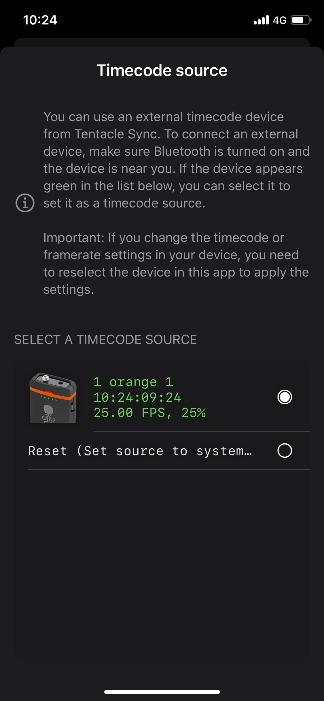 Live Timecode Notes App for iOS – Help Desk