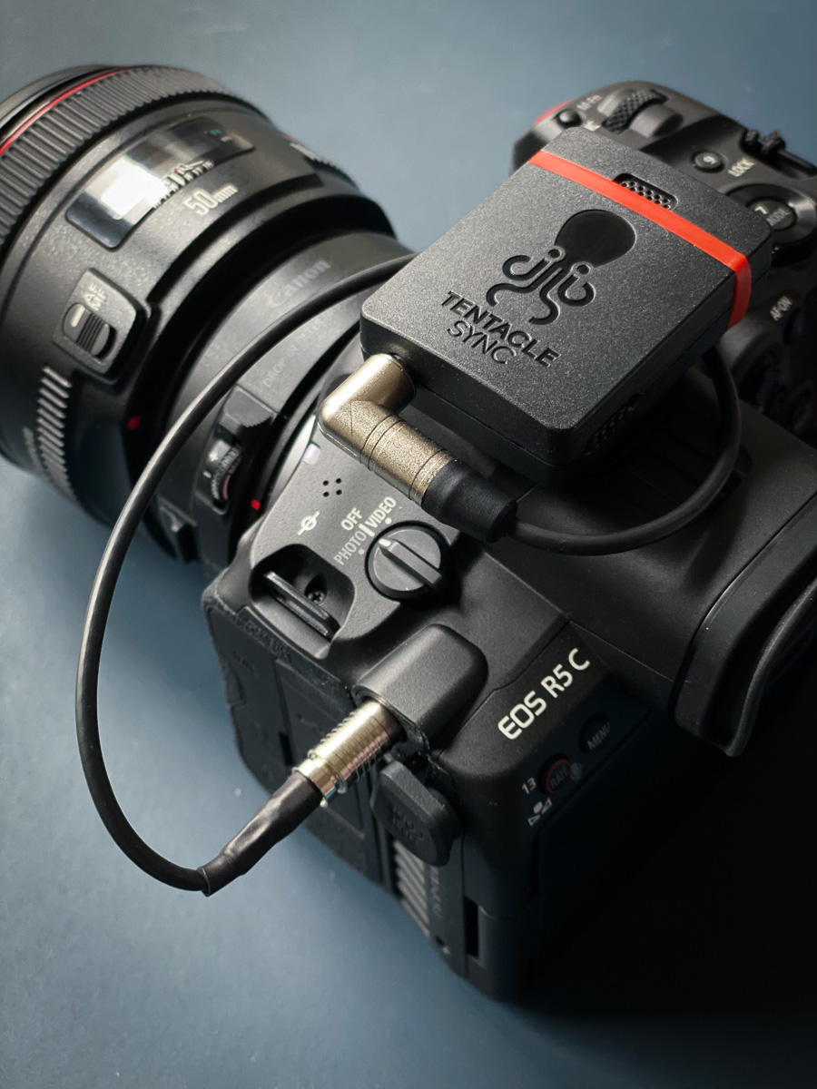 Canon EOS R5C & Tentacle Sync – Help Desk